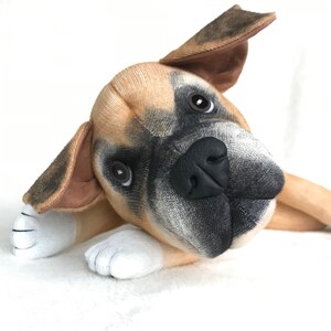 CUSTOM Boxer Replica, Boxer Stuffed Animal, Plush Boxer Dog, Custom ...