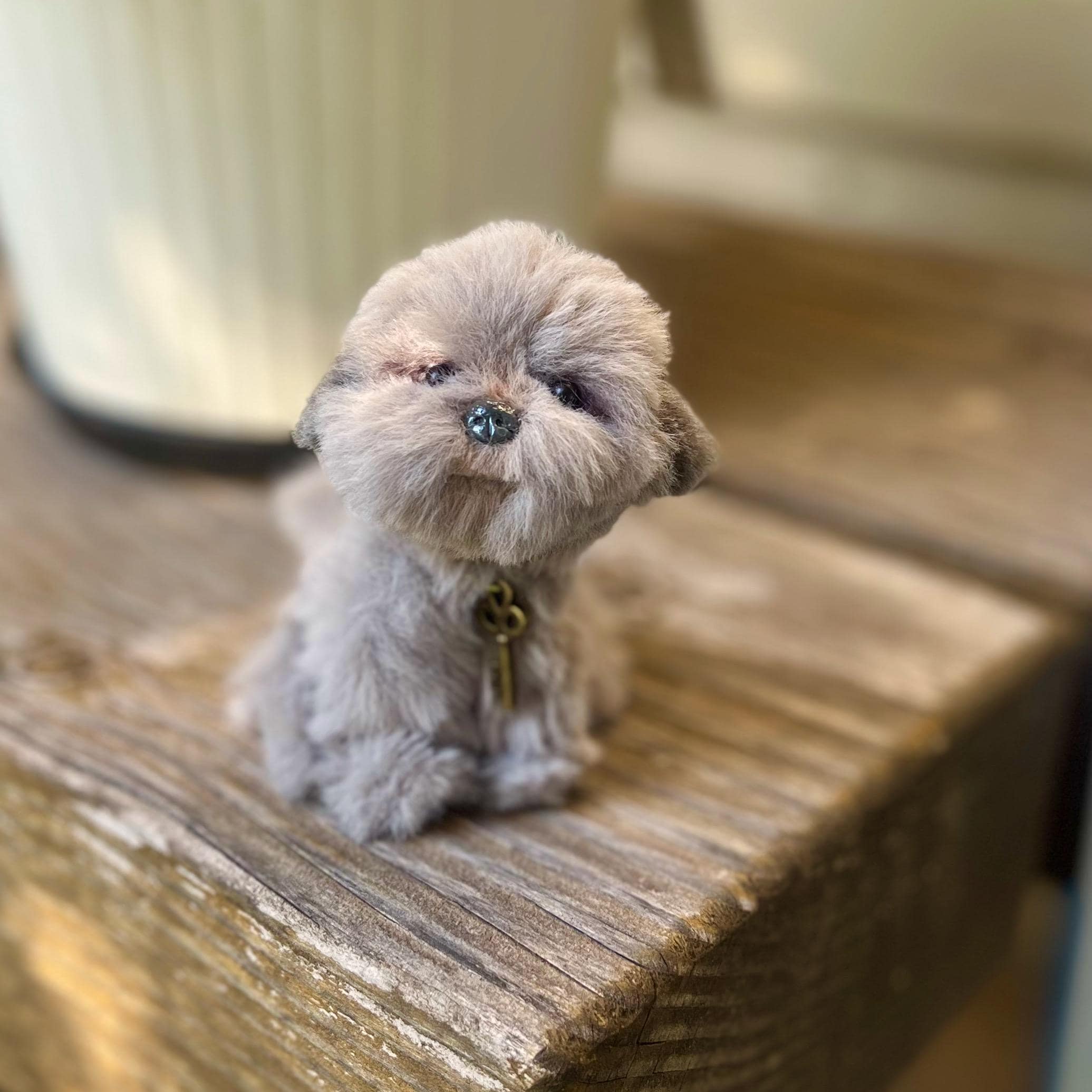Realistic Shih Tzu, Shih Tzu Figurine, Posable Dog, Dollhouse Pet, Shih ...