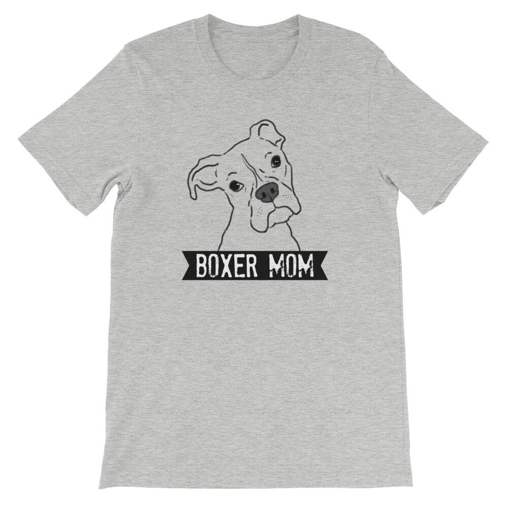 Boxer Mom T-shirt, Boxer Mama Shirt, Boxer Mom Gift, Boxer Gift, Boxer ...