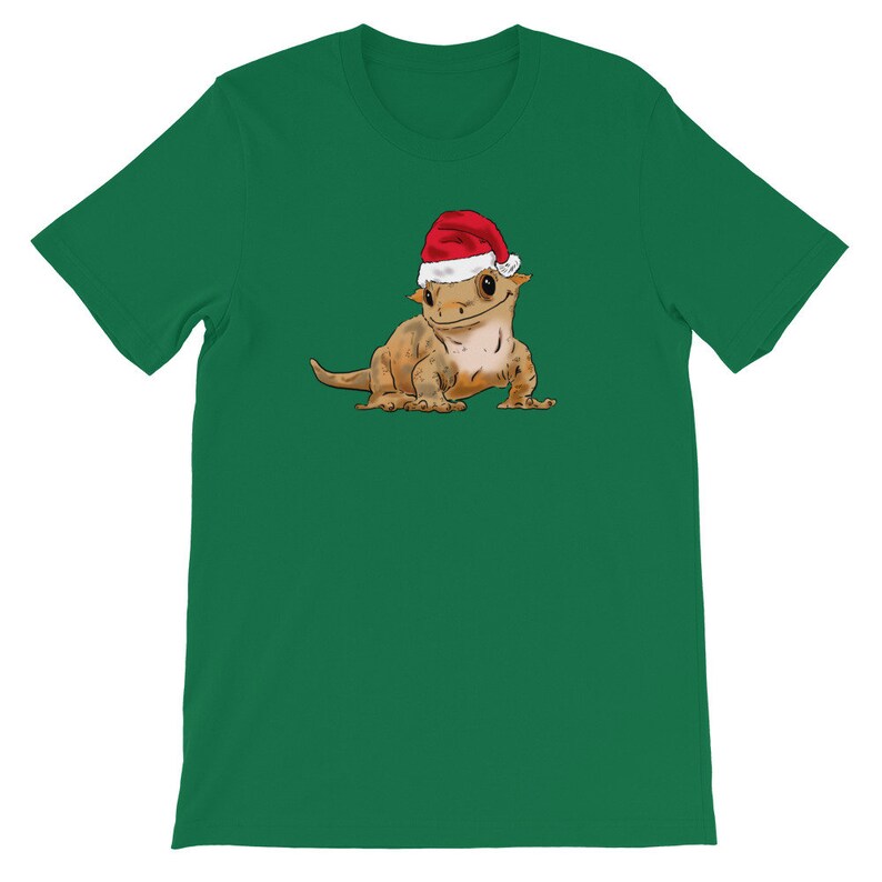 Funny Gecko Shirt Christmas Crested Gecko Santa Gecko | Etsy