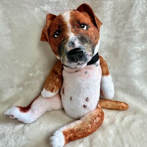 CUSTOM Pitbull Replica, Pit Bull Stuffed Animal, Plush Pitbull, Bully ...