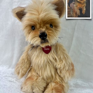 CUSTOM Yorkie Plush, Yorkie Replica, Yorkie Stuffed, Yorkie Plushie ...