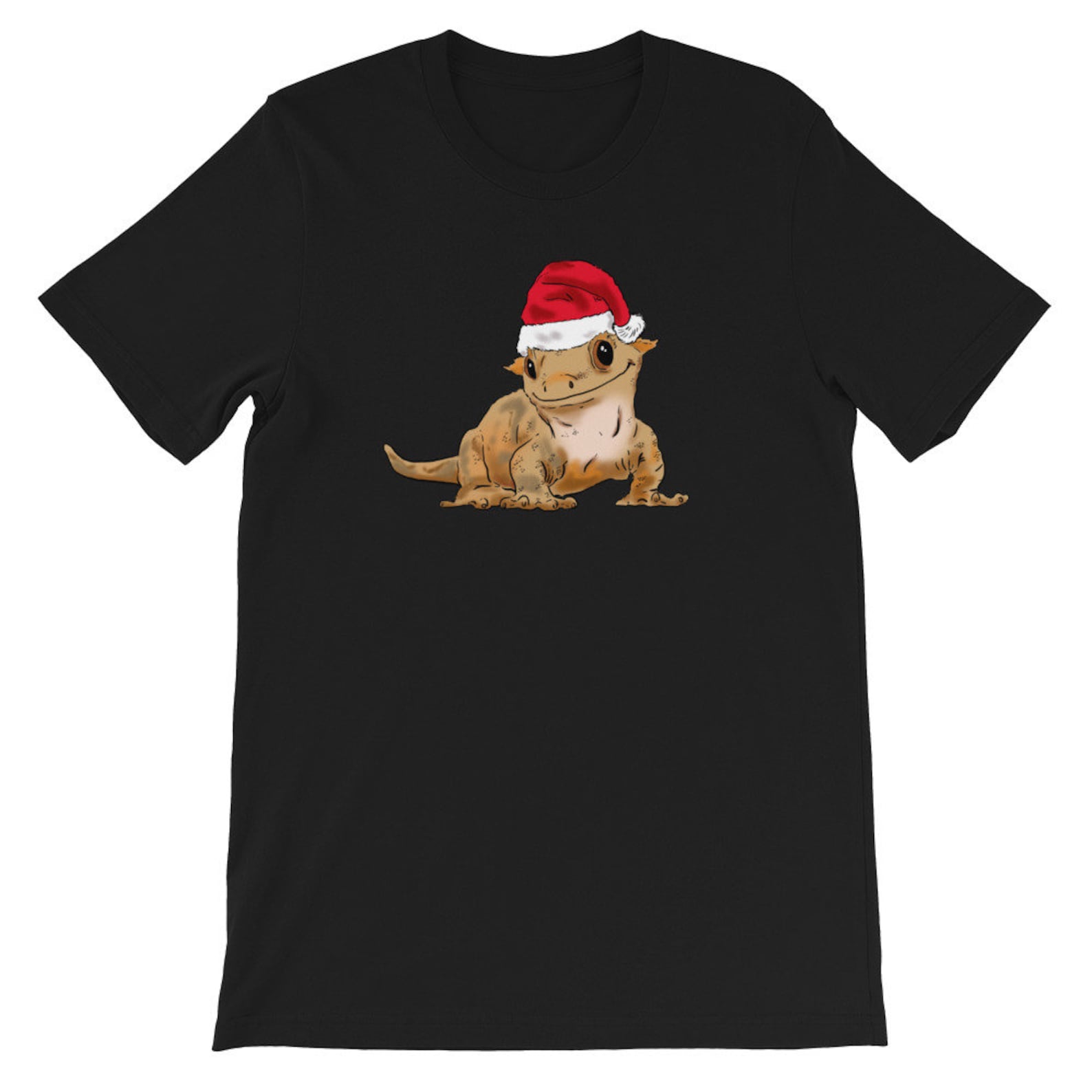 Funny Gecko Shirt Christmas Crested Gecko Santa Gecko | Etsy