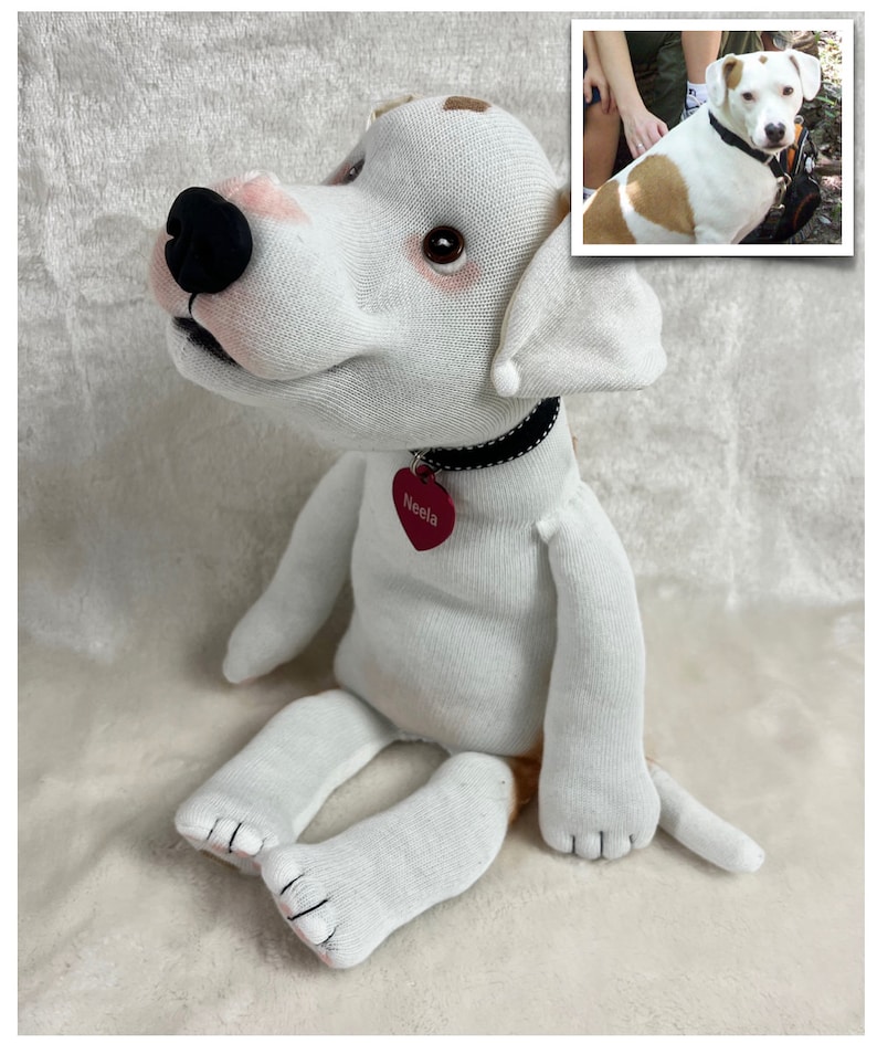 CUSTOM Pitbull Replica, Pitbull Dog Plushie, Pit Bull Stuffed Animal ...