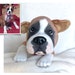 CUSTOM Boxer Replica, Boxer Stuffed Animal, Plush Boxer Dog, Custom ...