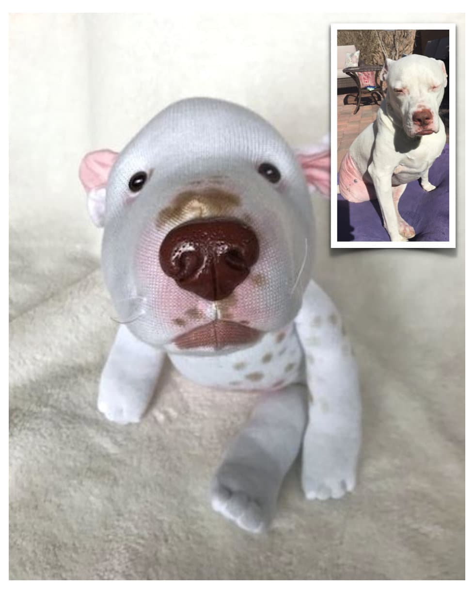 CUSTOM Pitbull Replica, Pitbull Dog Plushie, Pit Bull Stuffed Animal ...