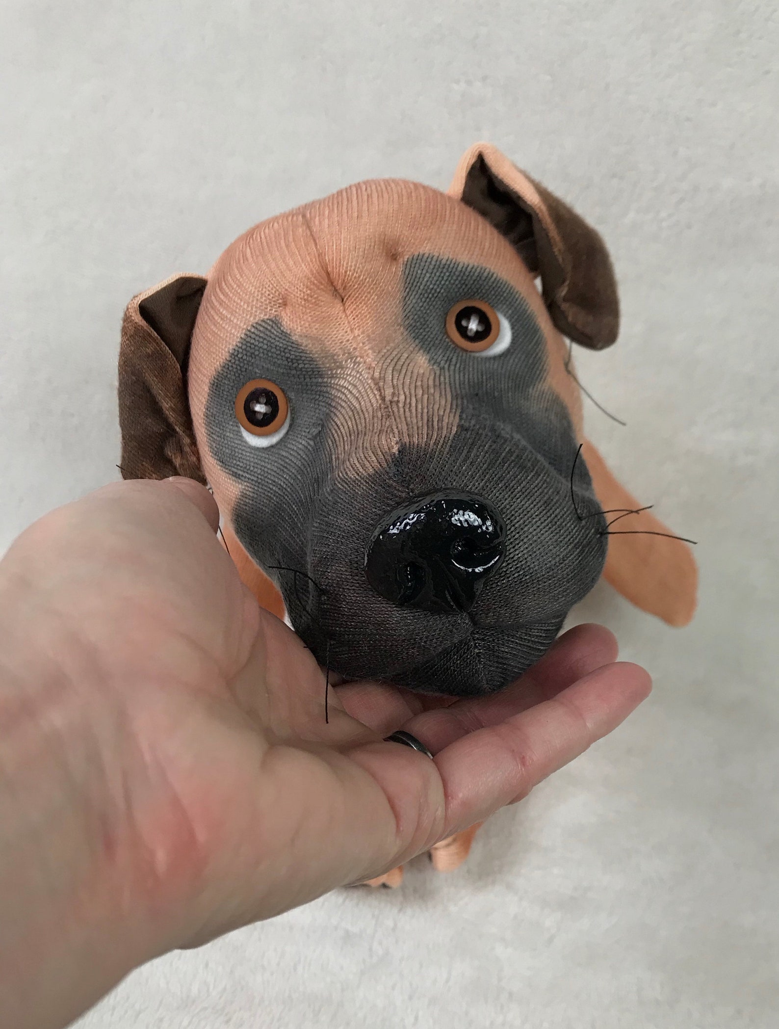 CUSTOM Boxer Replica, Boxer Stuffed Animal, Plush Boxer Dog, Custom ...