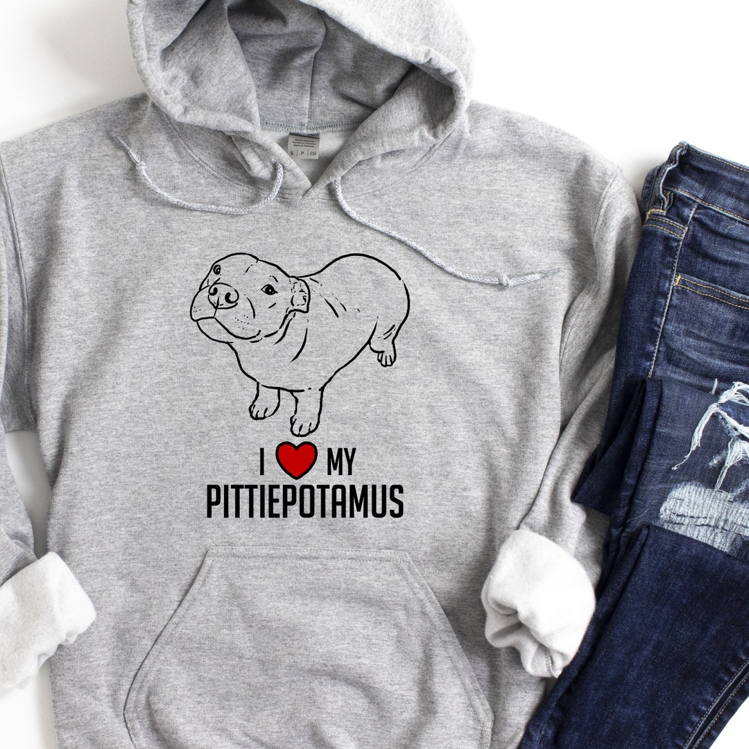 Funny Pitbull Hoodie, Pitbull Lover Sweatshirt, Pittie Mom Shirt ...