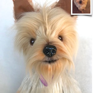 CUSTOM Yorkie Plush, Yorkie Replica, Yorkie Stuffed, Yorkie Plushie ...