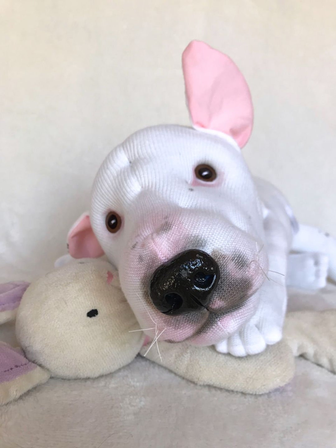 CUSTOM Pitbull Replica, Pit Bull Stuffed Animal, Plush Pitbull, Bully ...