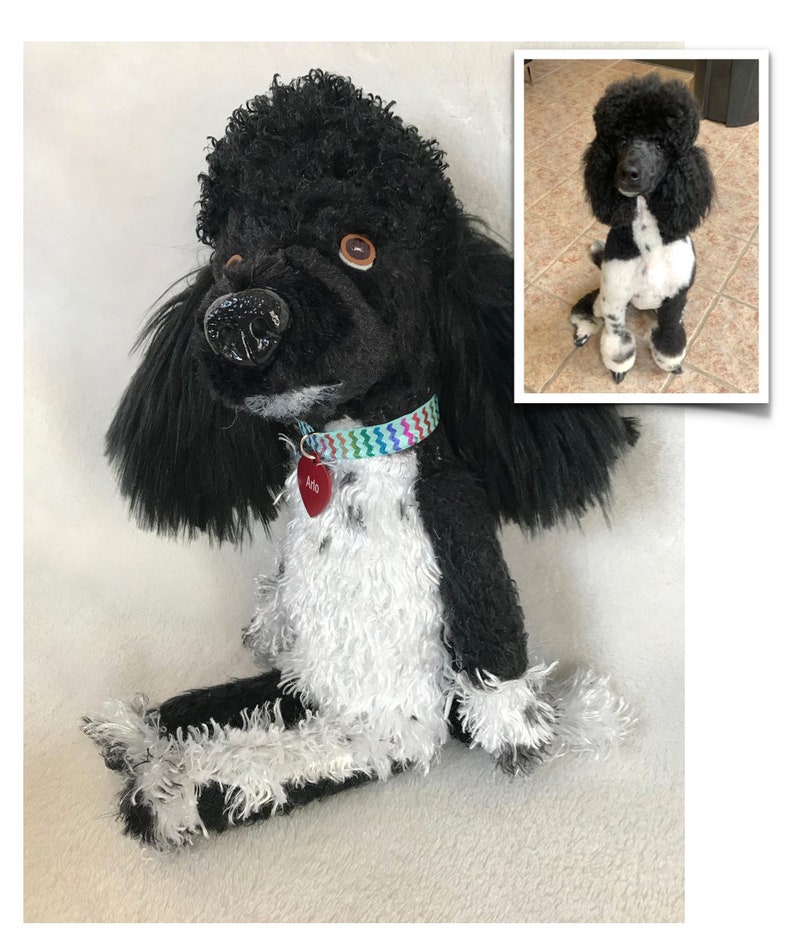 CUSTOM Poodle Plush, Poodle Replica, Poodle Stuffed, Poodle Keepsake ...