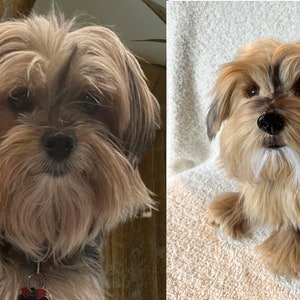 CUSTOM Yorkie Plush, Yorkie Replica, Yorkie Stuffed, Yorkie Plushie ...