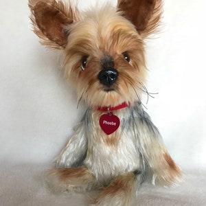CUSTOM Yorkie Plush, Yorkie Replica, Yorkie Stuffed, Yorkie Plushie ...
