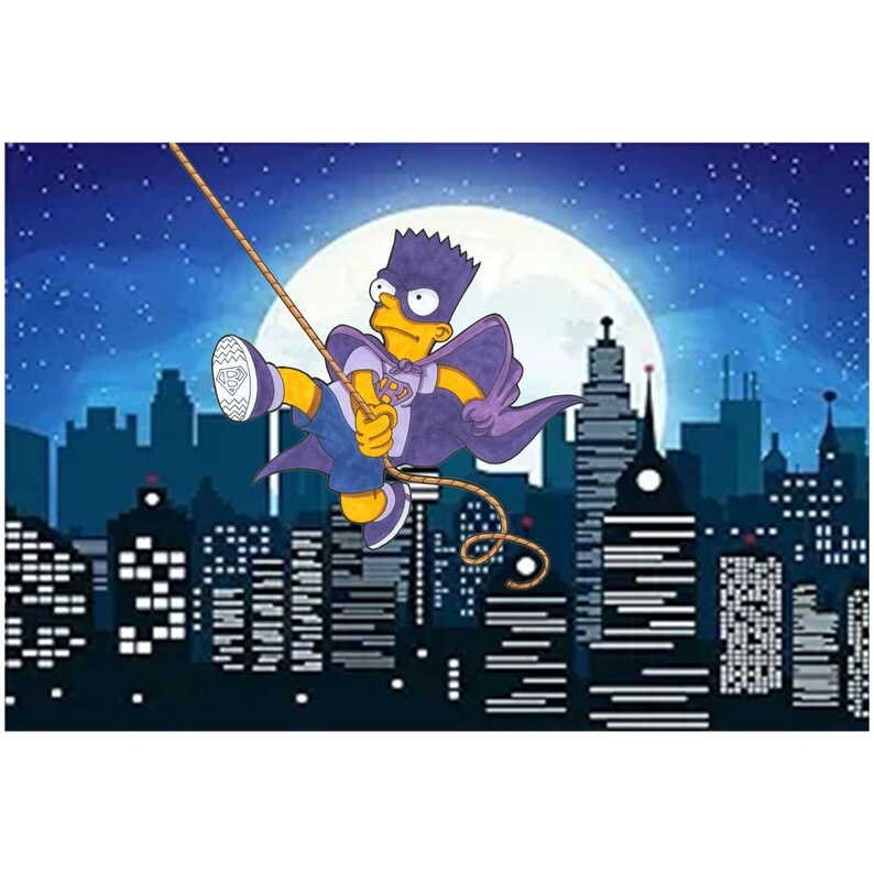 BARTMAN Simpsons Art Print Poster - Etsy