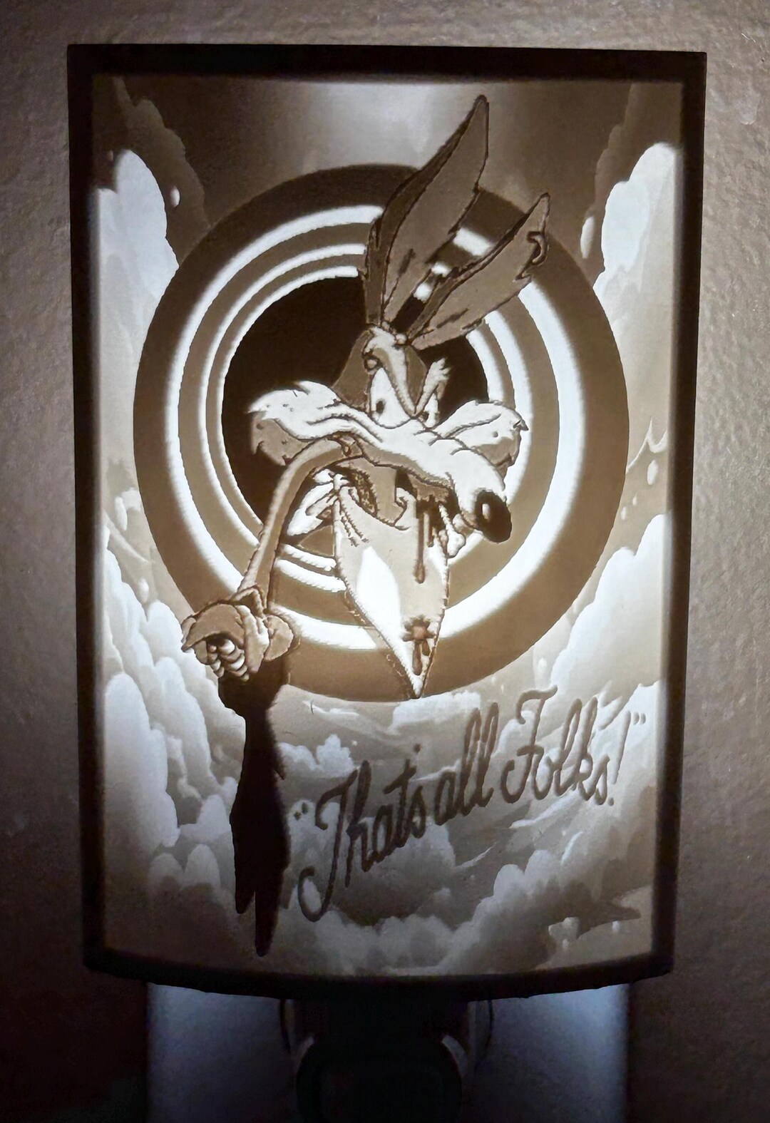 That's ALL Folks, Custom Made 3D Lithophane Night-light - Etsy