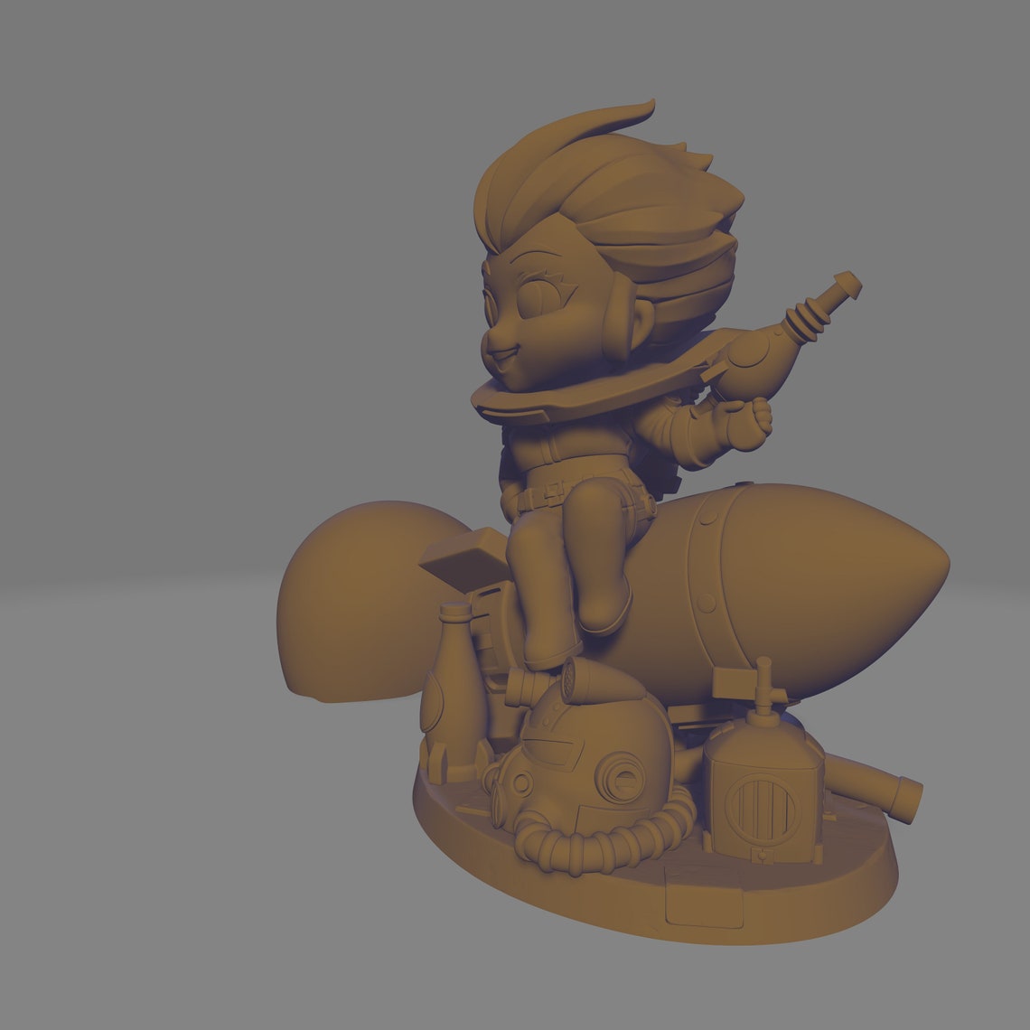 FALLOUT Nuka Cola Girl Chibi STL File for 3D Printing - Etsy