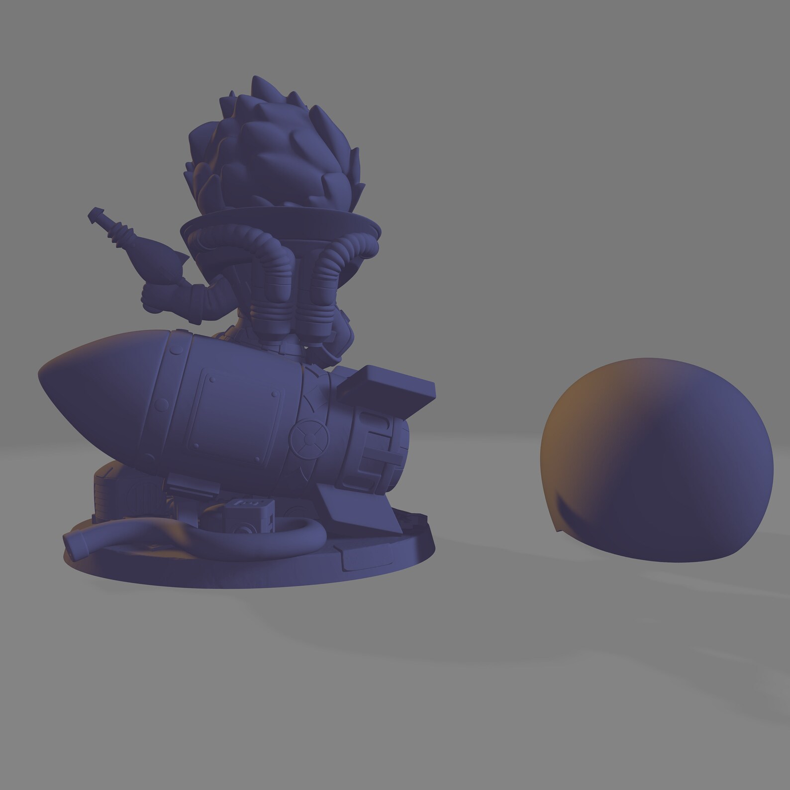 FALLOUT Nuka Cola Girl Chibi STL File for 3D Printing - Etsy