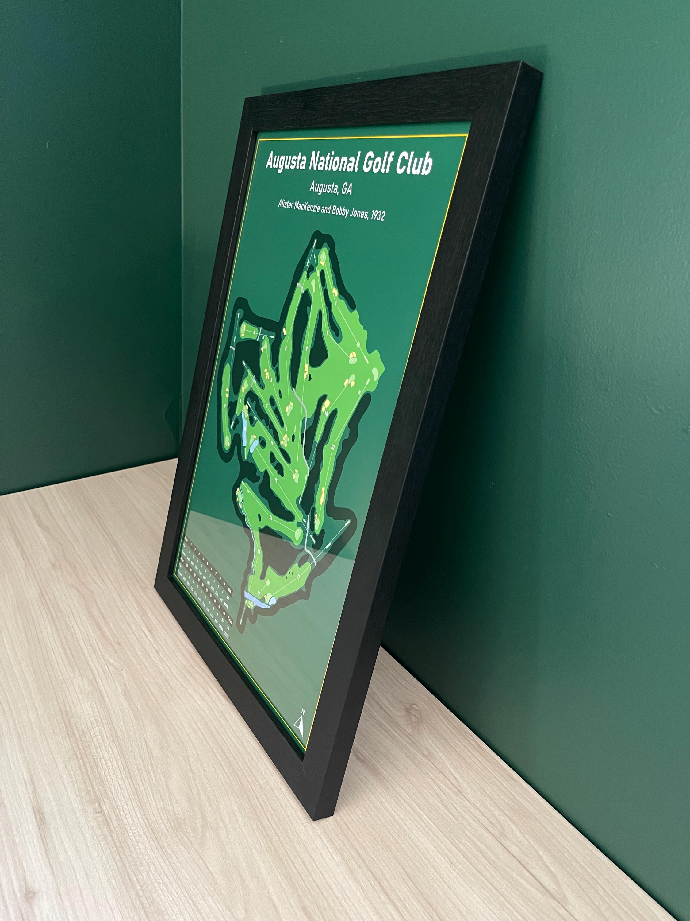 The Masters Special Edition Augusta National Golf Course Map – Historic ...