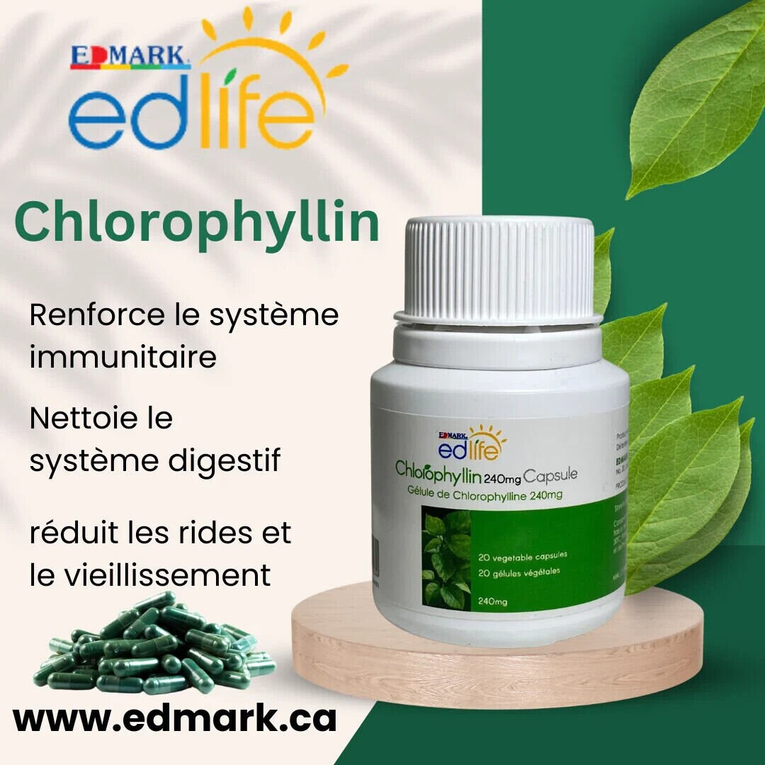 Chlorophylline Edlife,chlorophyll Capsules,chlorofresh,chlorophyllin ...