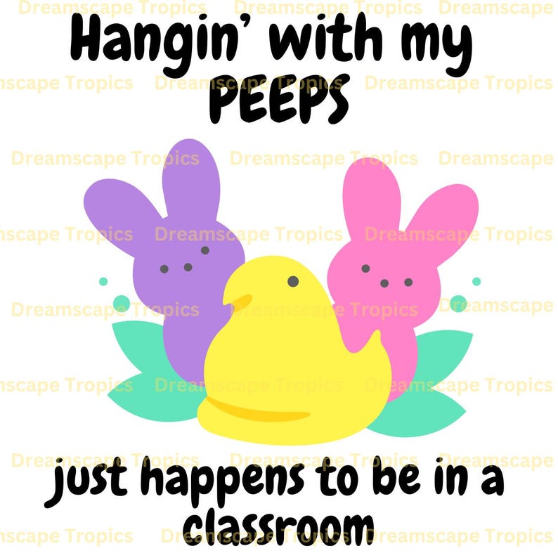 Hangin' With My PEEPS SVG, Easter Peeps Png, Easter Time Eps, Easter ...