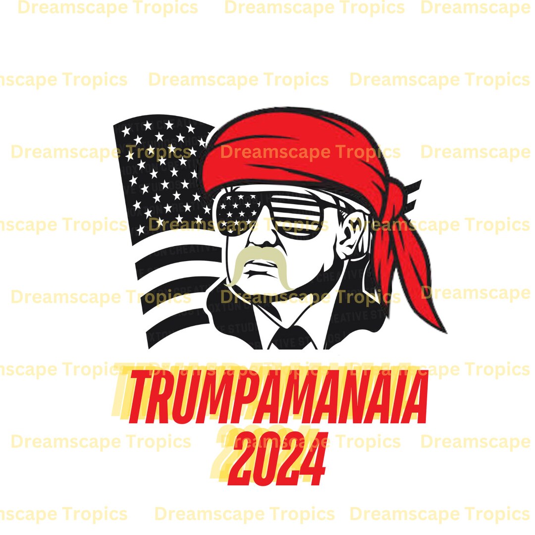 Trumpamanaia Get Your Bandanna Wearing Mustache Having Trump Digital ...