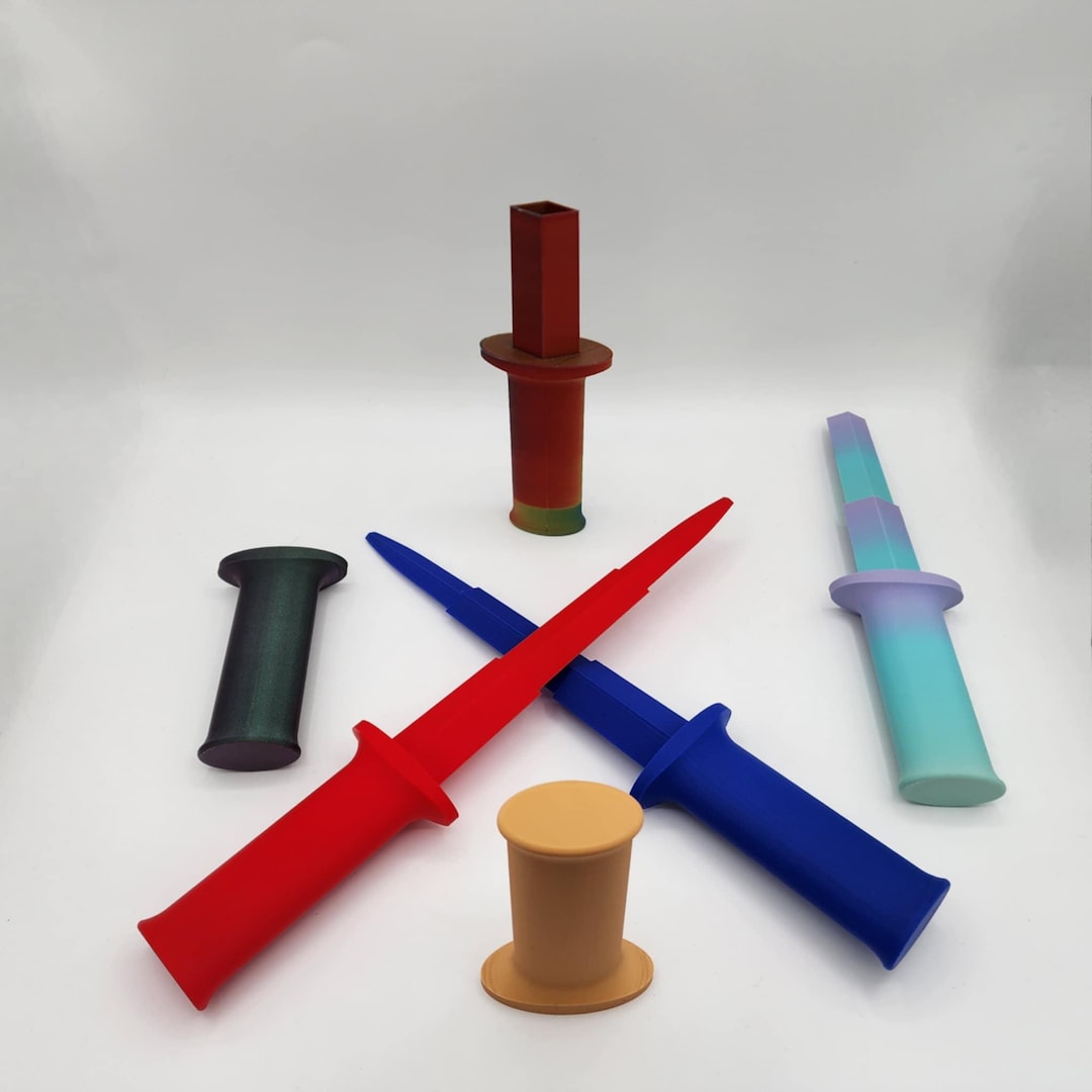 3D Printed Retractable Sword: Cosplay Prop, Display, Toy - Etsy