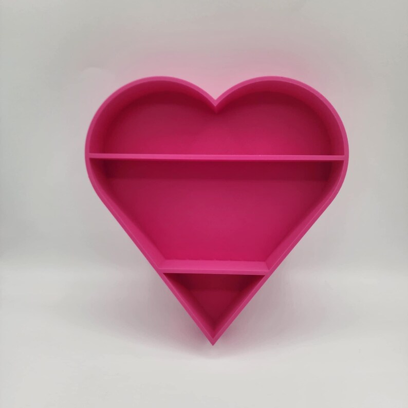 Cute Heart Shelf for Trinket Display - Etsy