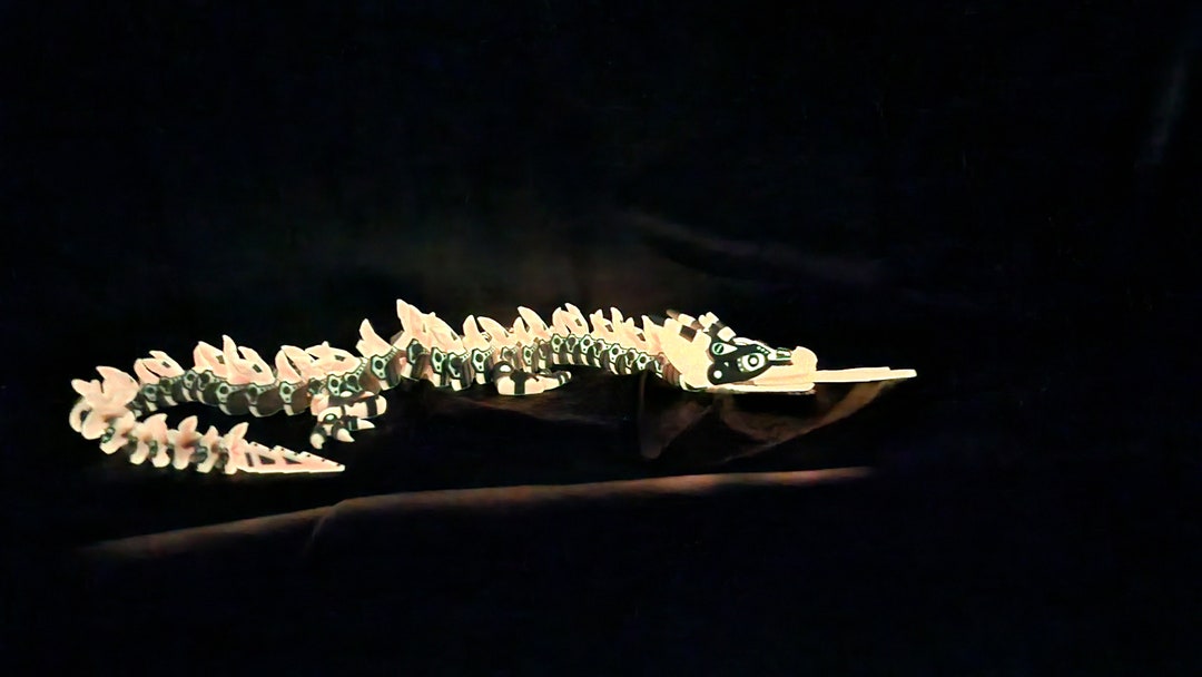 3d Printed Articulated Mech Dragon - Etsy