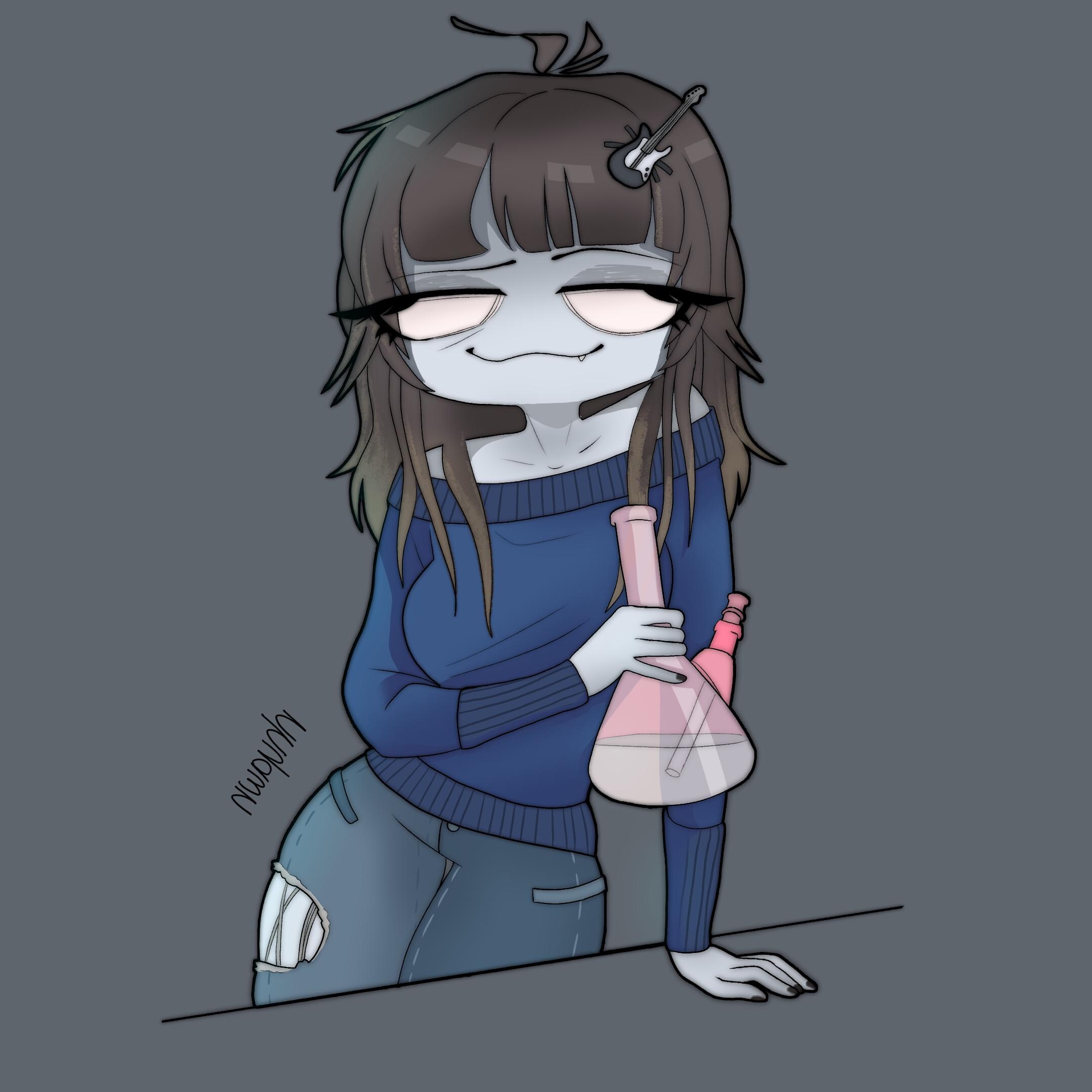 Custom Emo, Punk, and Scene Caricature Drawings Character Art From ...