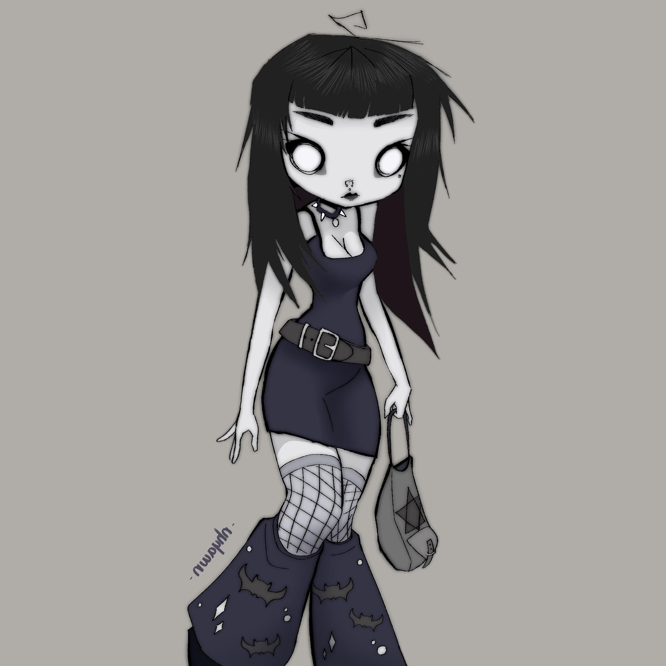 Custom Emo, Punk, and Scene Caricature Drawings Character Art From ...