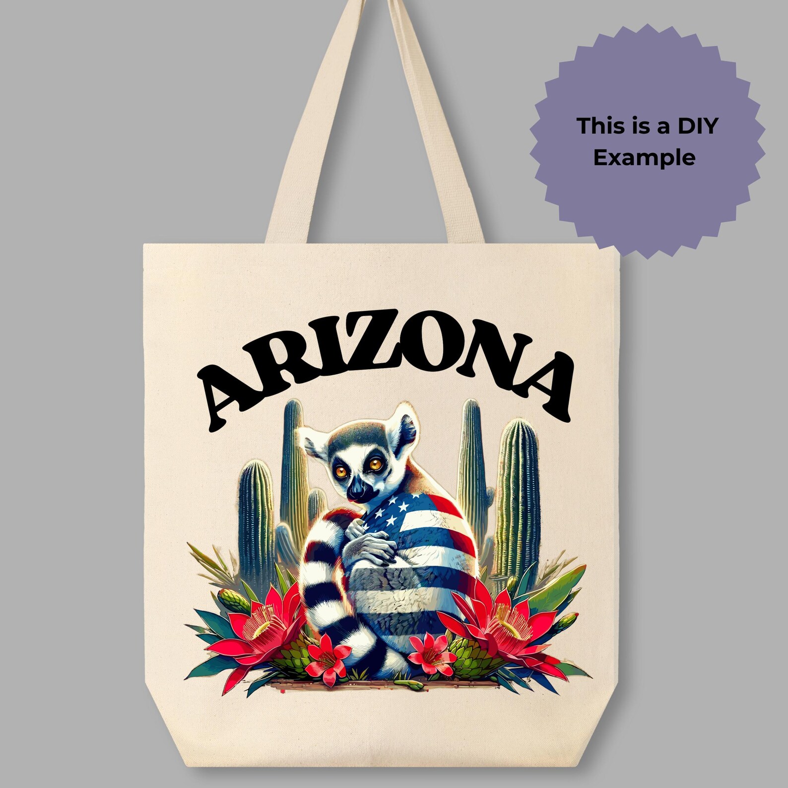 Arizona SVG PNG - USA State Symbols - Cactus Blossom Flower and ...