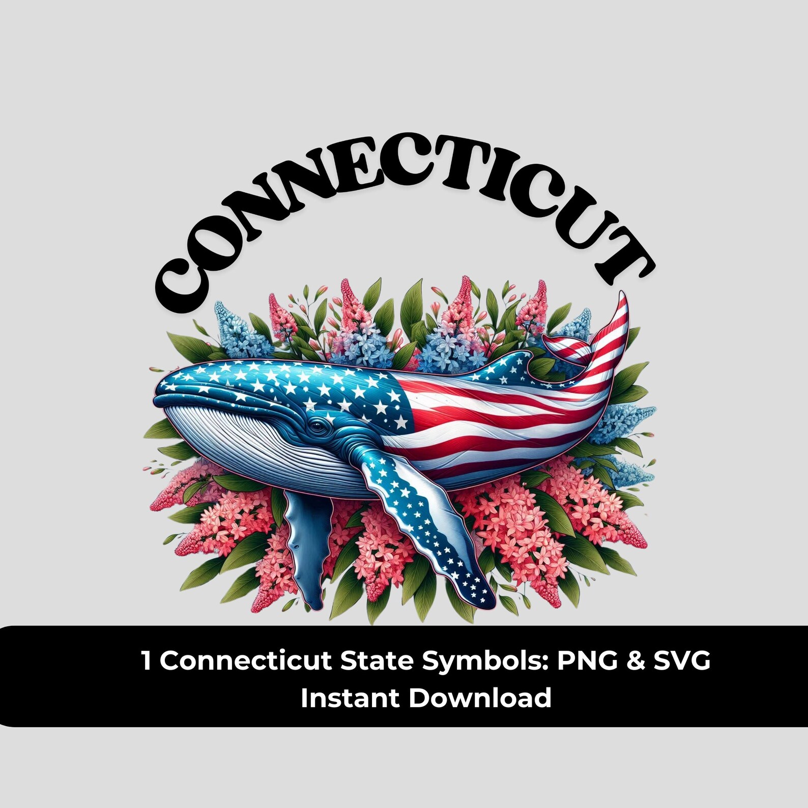 Connecticut SVG PNG - USA State Symbol - Mountain Laurel Flower - Sperm ...