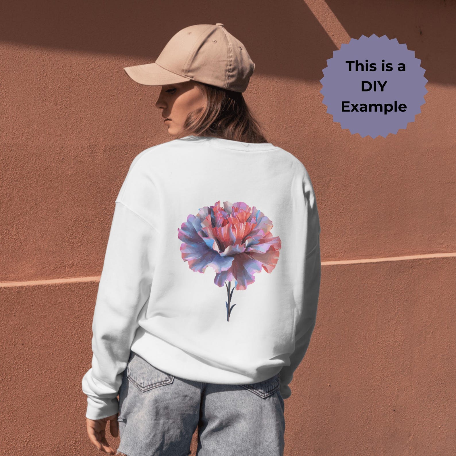 Birth Month Wildflower PNG SVG - January: Carnation & Snowdrop - Family ...