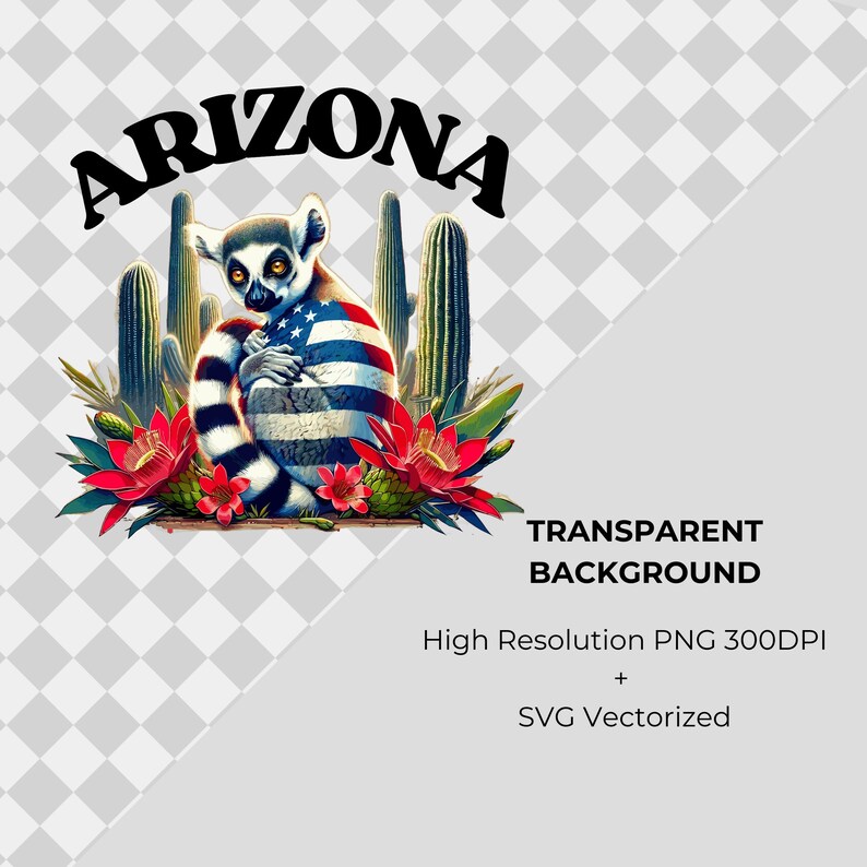 Arizona SVG PNG - USA State Symbols - Cactus Blossom Flower and ...