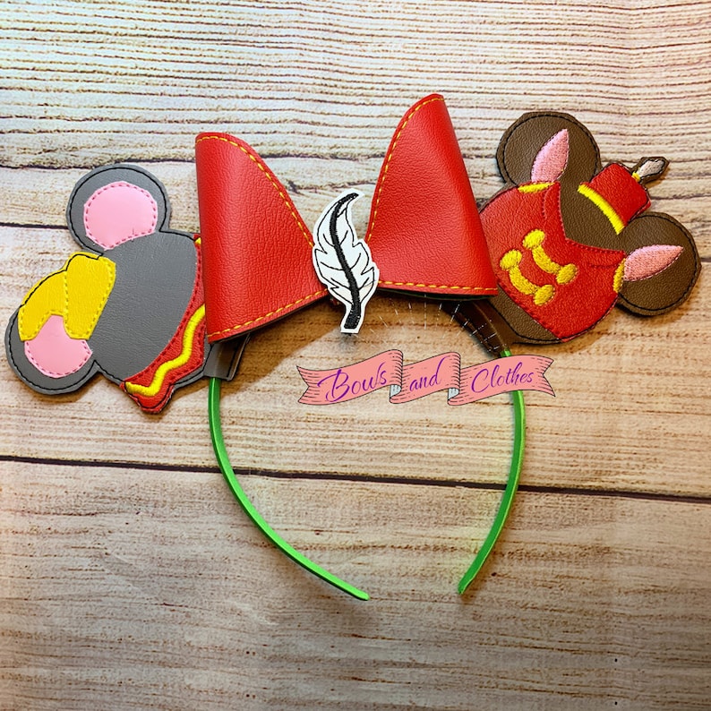 Elephant Circus Ears Embroidery File, in the Hoop Digital Pattern for ...