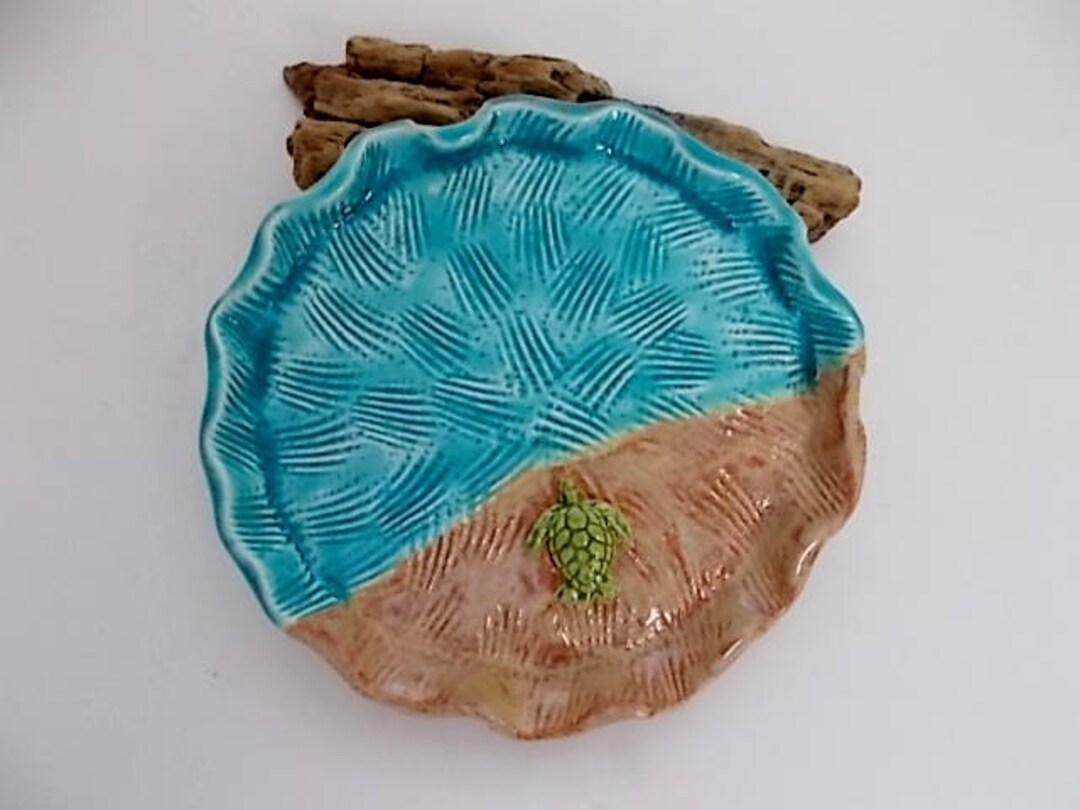 Handmade Turtle to the Sea Ceramic Pottery Dish - Etsy