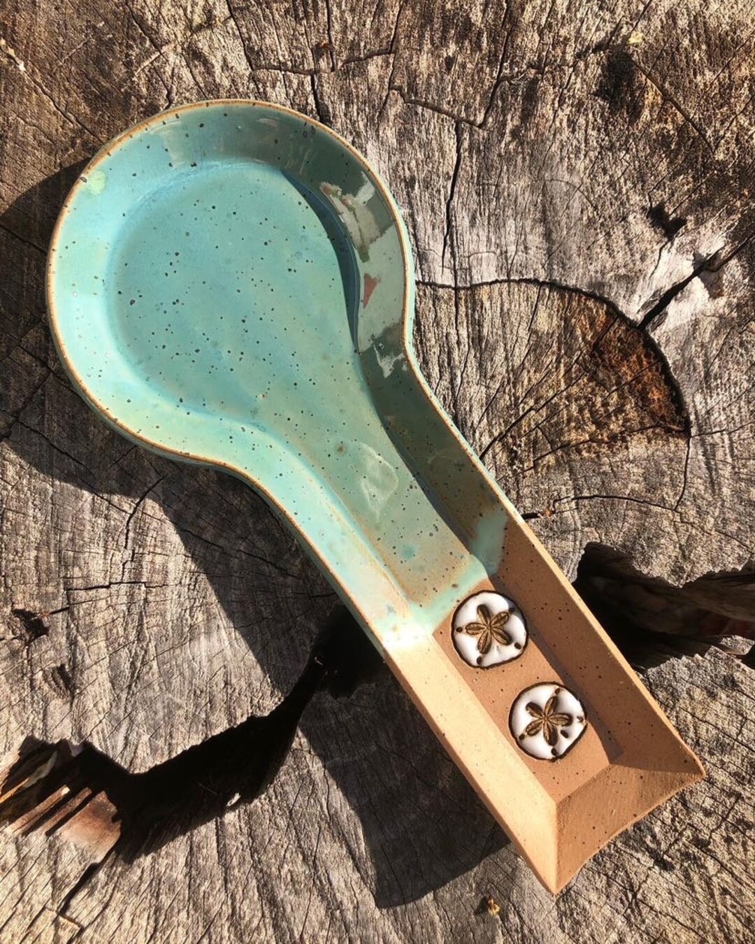 Handmade Pottery Sand Dollars on the Beach Spoon Rest - Etsy