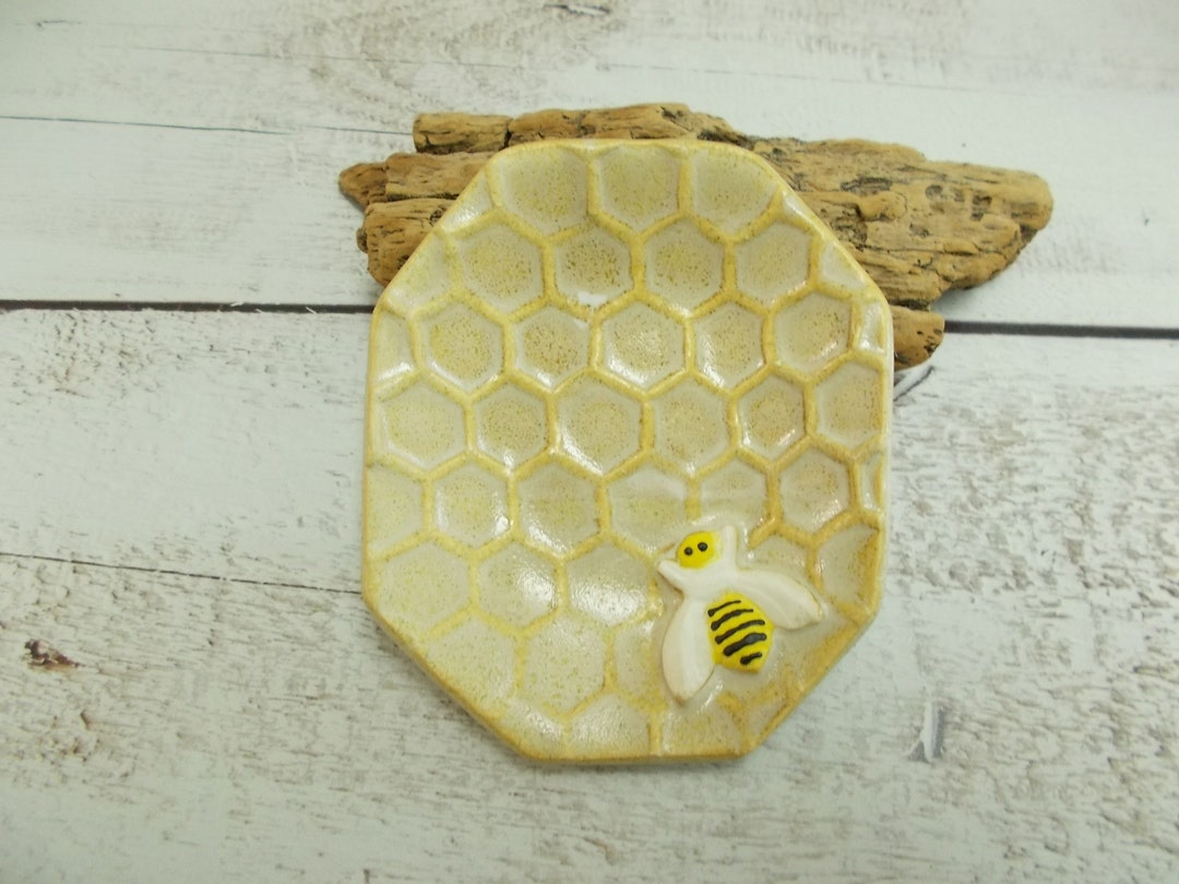 Handmade Pottery Bee Hive Trinket Dish - Etsy