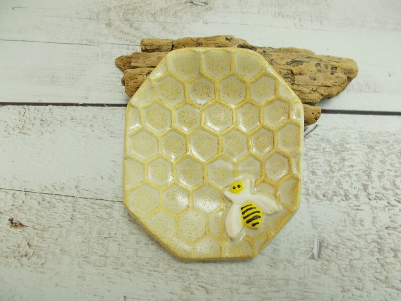 Handmade Pottery Bee Hive Trinket Dish - Etsy