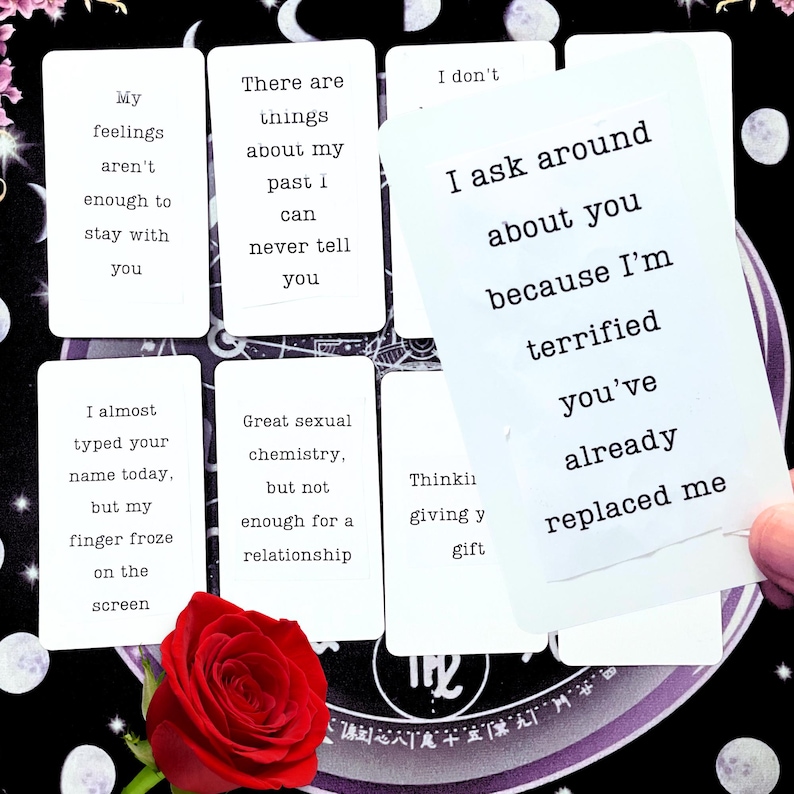 Urgent Messages From Your Ex, Love Oracle Cards for Separated Couples ...
