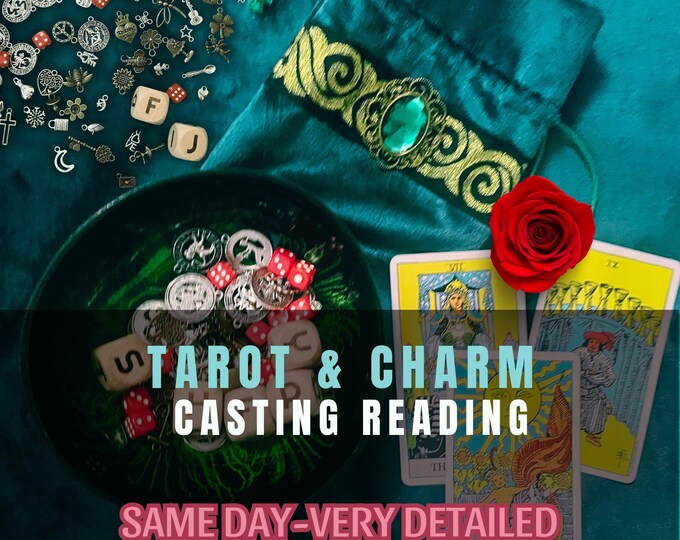 Divination Charms for Tarot Reading, Fortune Telling Trinkets ...