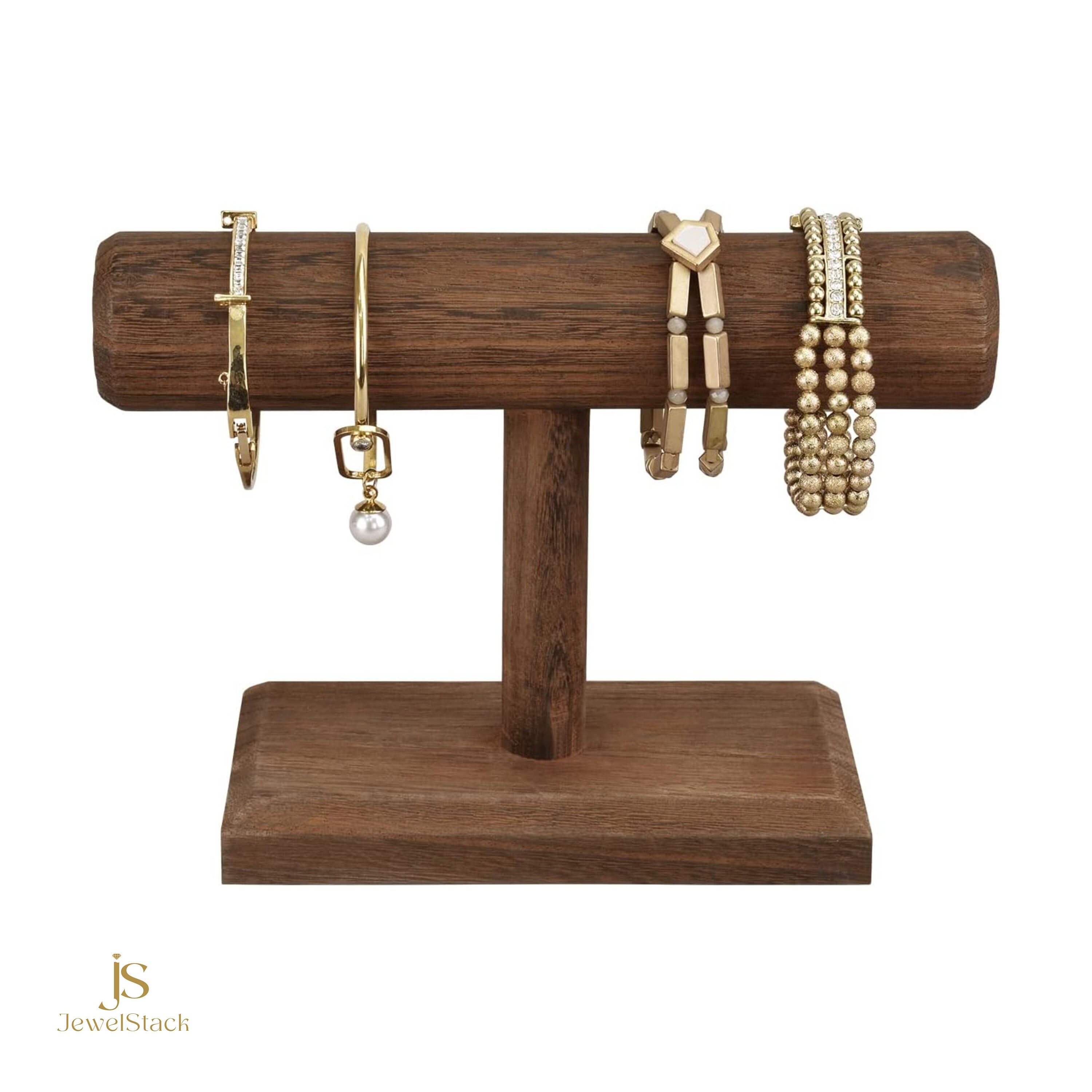 Handmade Wooden Bracelet Display Stand, T Stand, Solid Wood T-bar ...