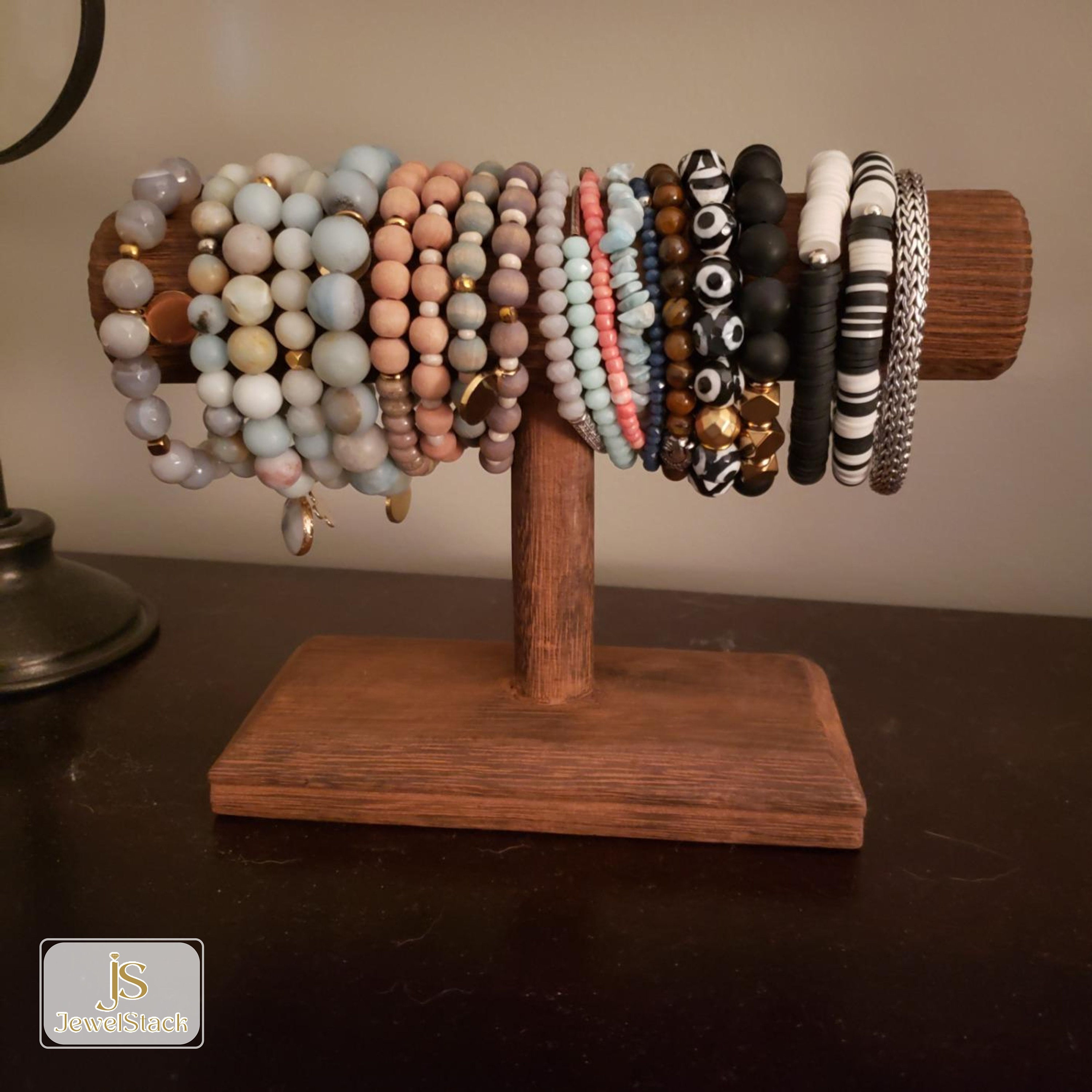 Handmade Wooden Bracelet Display Stand, T Stand, Solid Wood T-bar ...