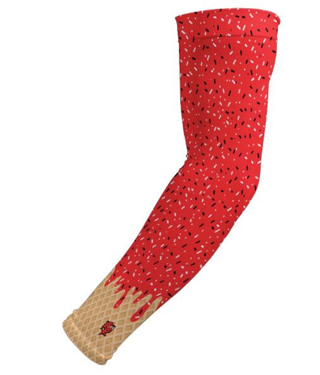 Red Drip Arm Sleeve - Etsy