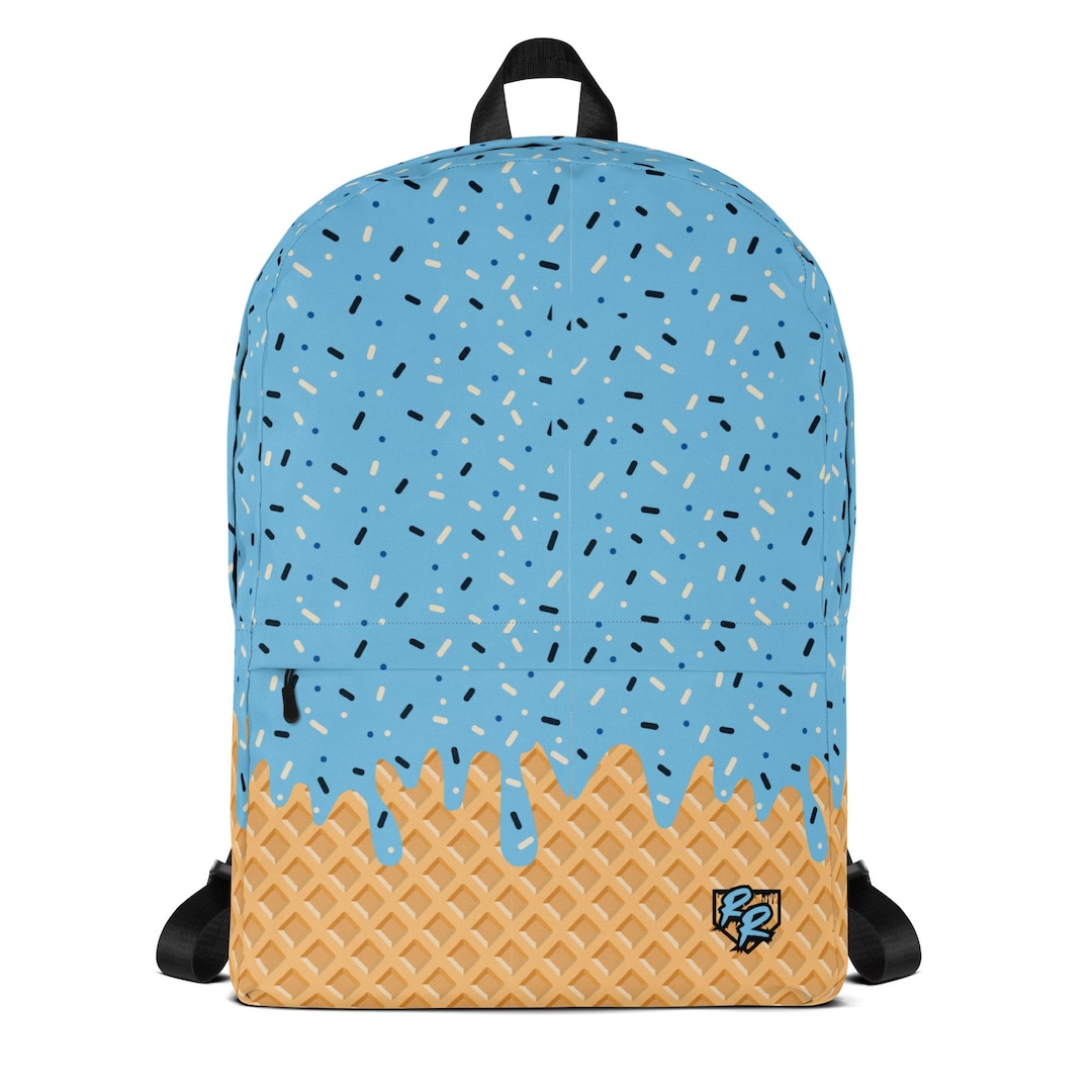 Light Blue Drip Backpack - Etsy