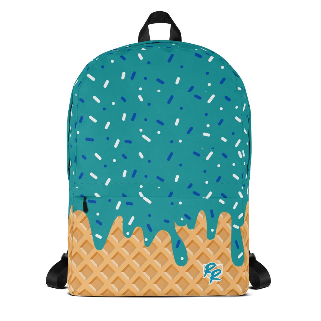 Teal Drip Backpack - Etsy