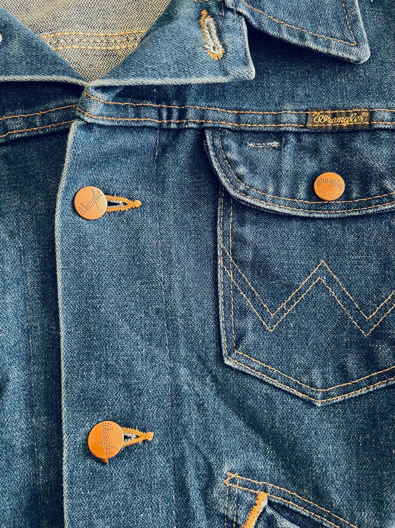 1970s Wrangler (NO-FAULT) Denim Jacket - Etsy