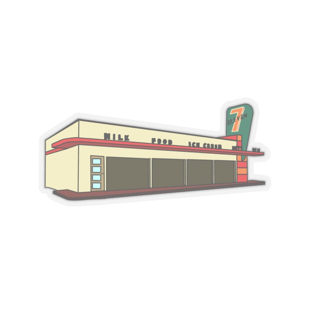 Retro Roots: the First 7-eleven Kiss-cut Stickers - Etsy