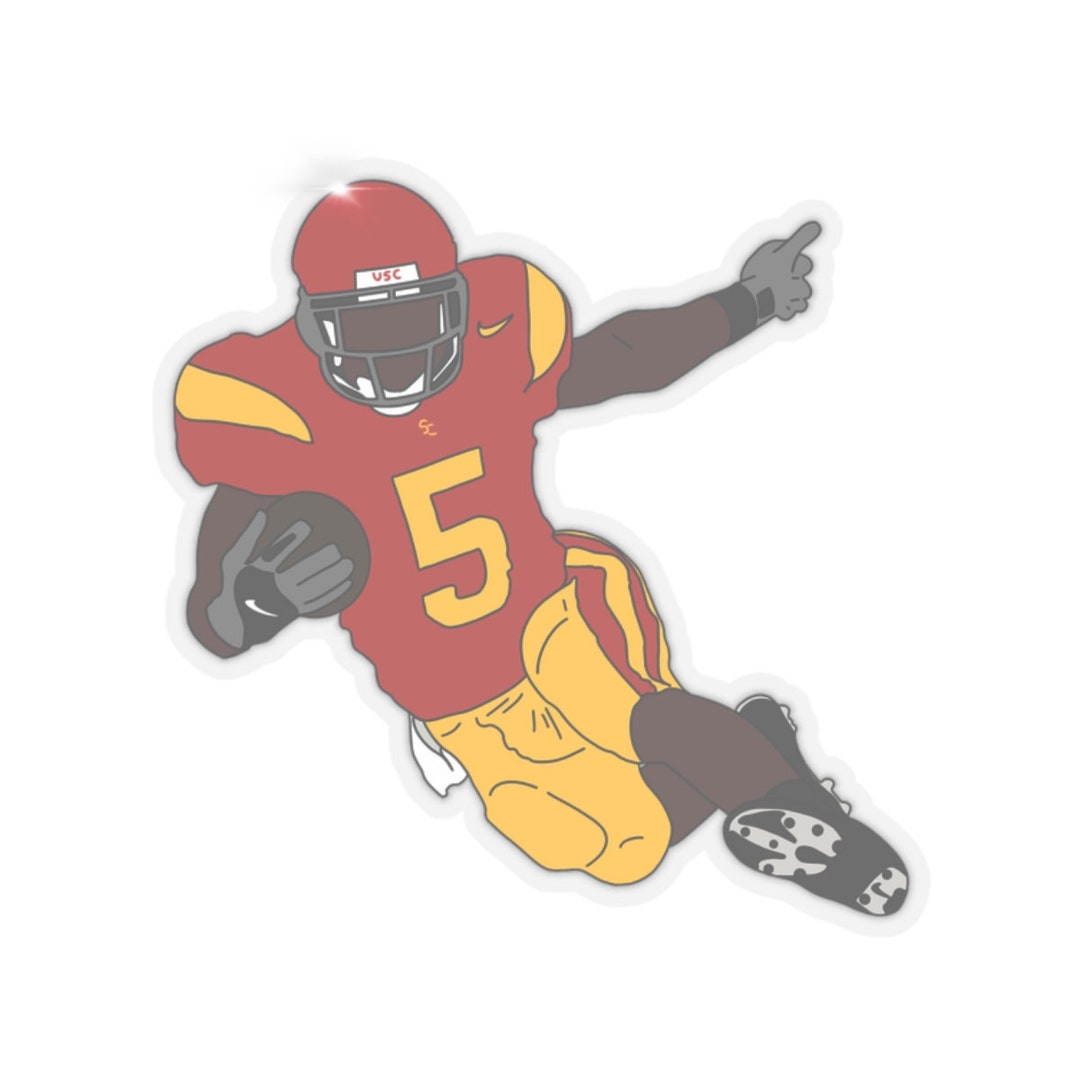 Reggie Bush Soaring Over UCLA Kiss-cut Stickers - Etsy