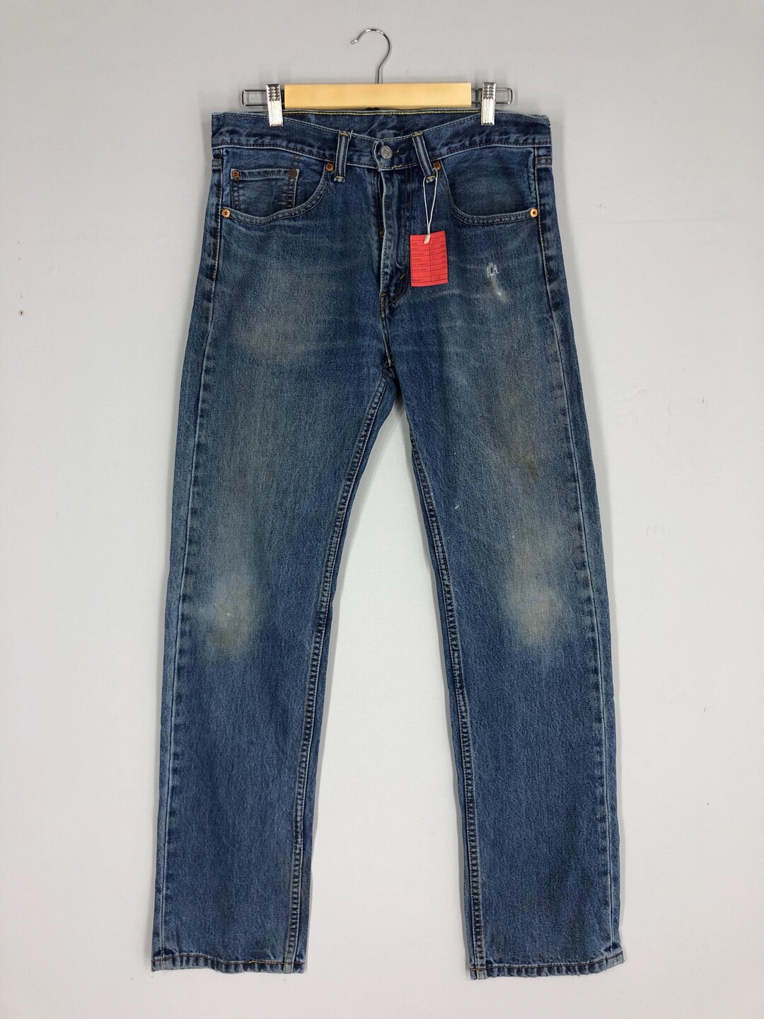 Vintage 90s Levi's 505 Stone Washed Jeans 33x42 - Etsy